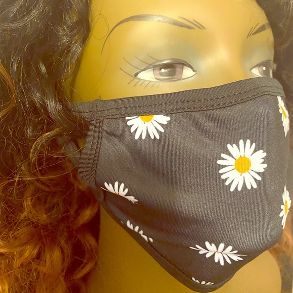Accessories | Flower Design Face Mask | Poshmark
